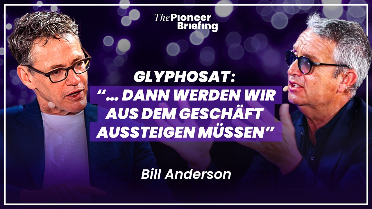 Bayer-CEO Bill Anderson im Gespräch mit Gabor Steingart | The Pioneer ...