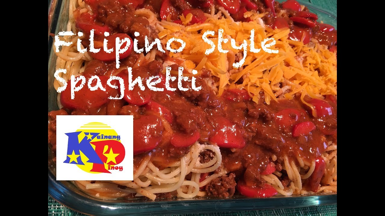 Filipino Style Spaghetti - Parang sa Jollibee :) - YouTube