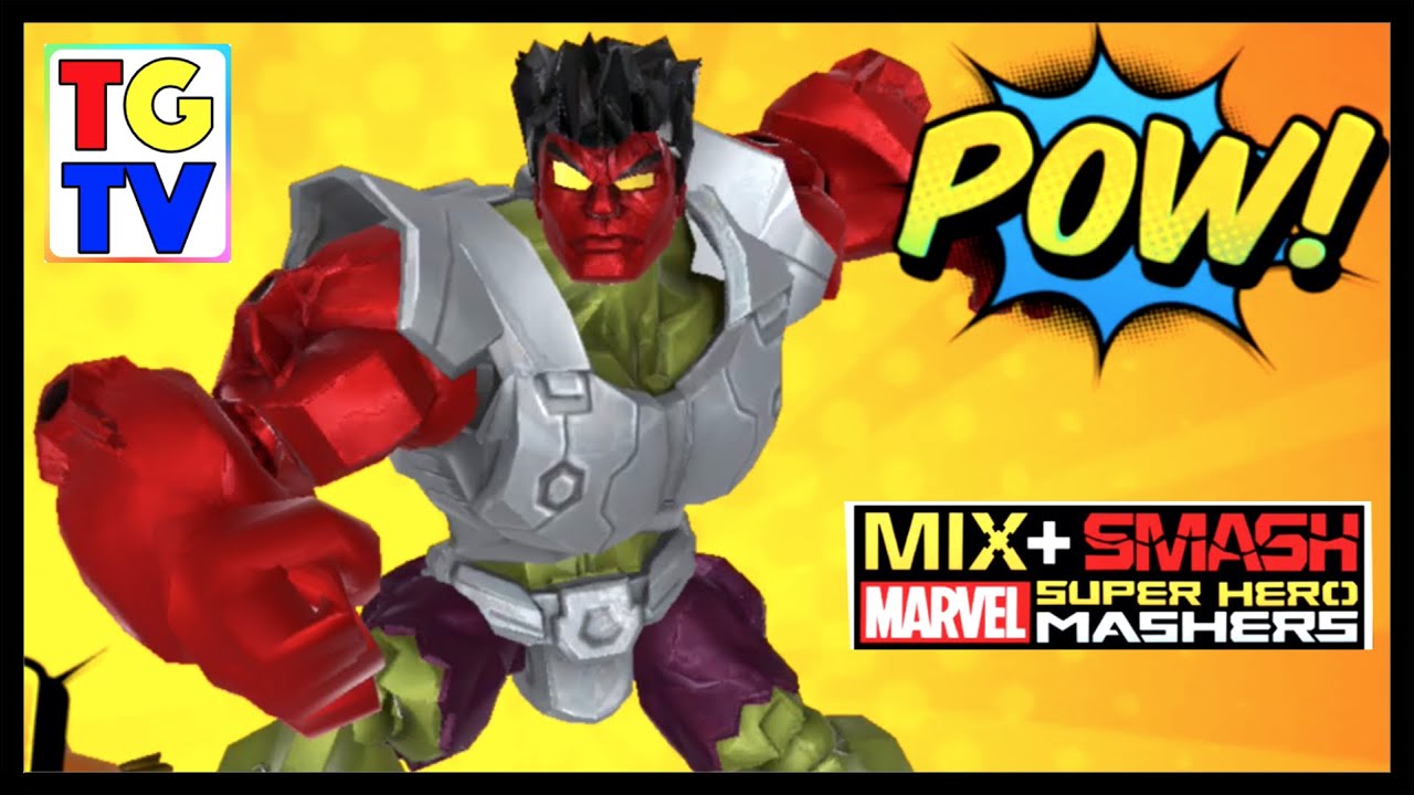 Marvel Super Hero Mashers Hulk (Battles Edited) | Mix + Smash - YouTube