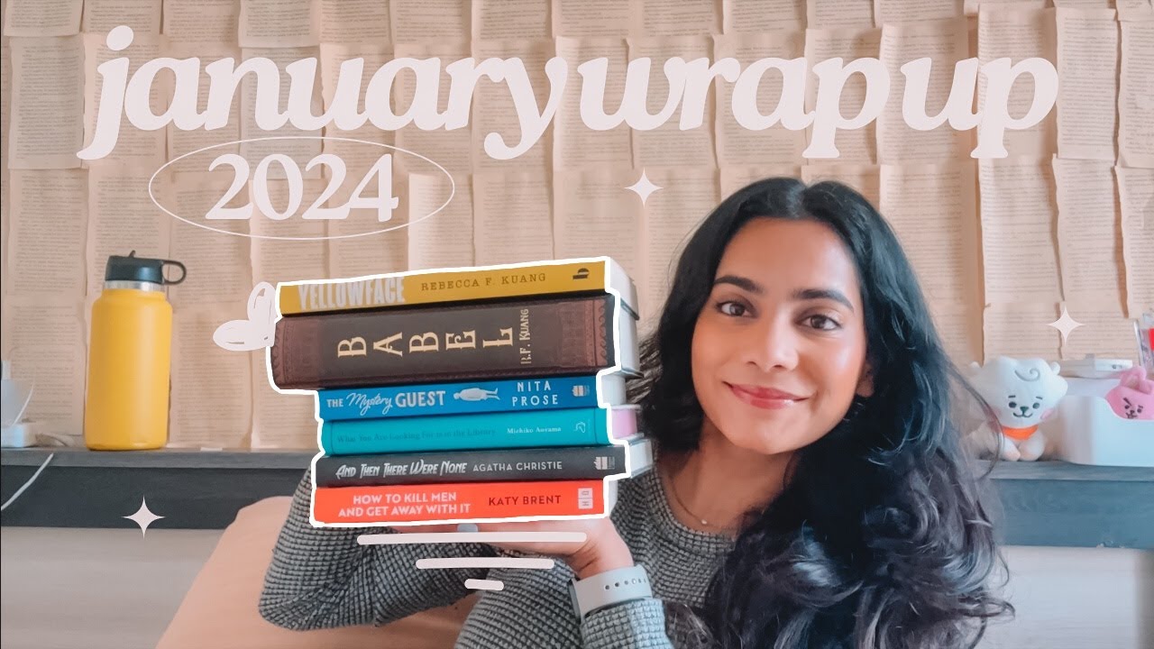 january 2024 wrap up // R.F. Kuang, #ReadChristie2024, mystery thrillers and more! - YouTube