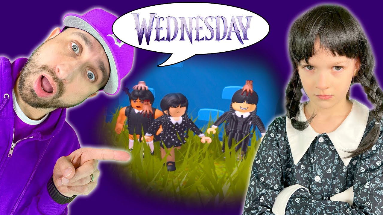 Playing Wednesday Obby as Wednesday Addams - YouTube