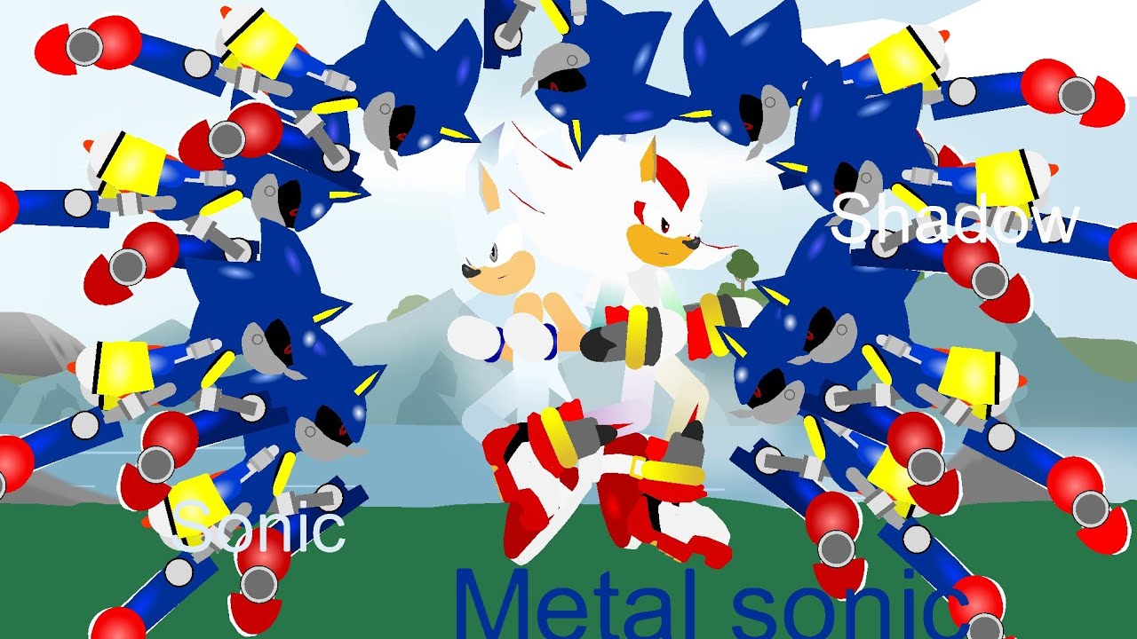 Sonic and shadow vs Metal Sonic (Part 4) ( As always thanks to Dx ...