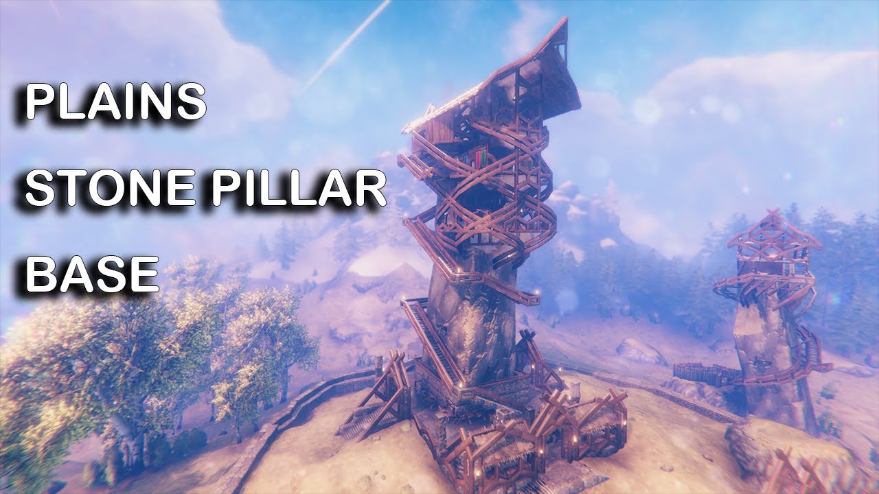 Valheim Base Building | Stone Pillar Build / Tower Base - YouTube