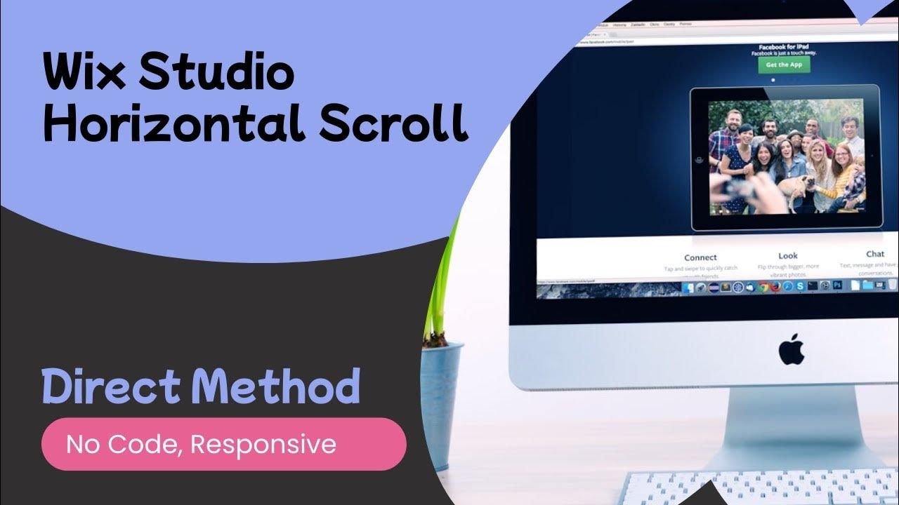 How to create Horizontal Scroll Animation in Wix Studio in 5 minutes ...