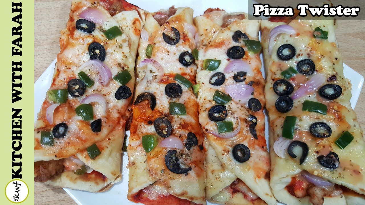 Pizza Twister Sandwich Recipe - Pizza Sandwich Recipe - KWF - YouTube
