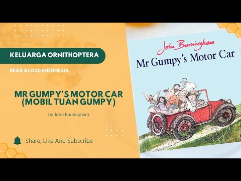 Mr Gumpy's Motor Car (Mobil Tuan Gumpy) by John Burningham | Read Aloud ...