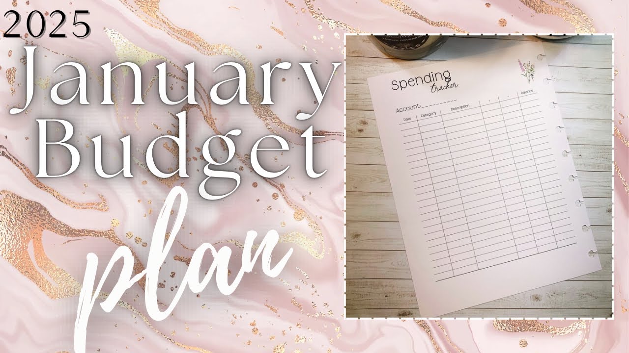 January Budget Planner Setup! - YouTube