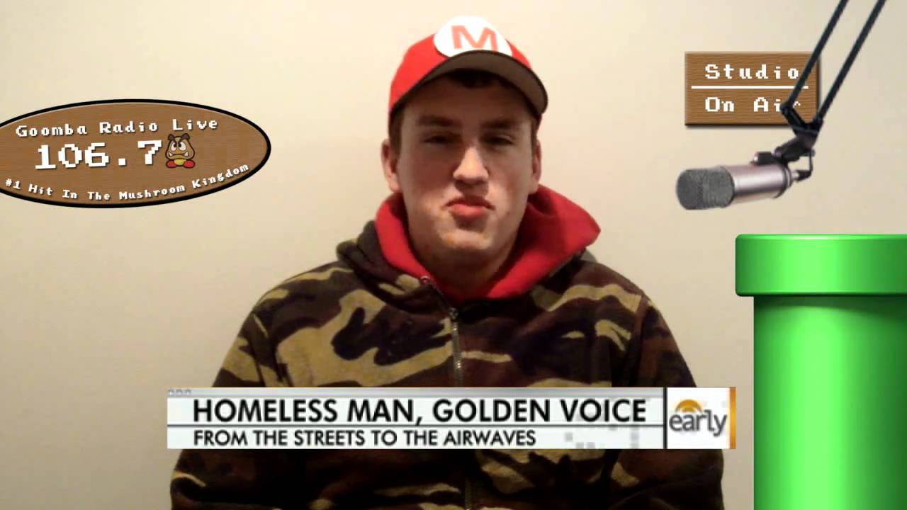 Homeless Man With Amazing Voice - Ted Williams Golden Radio Voice ...