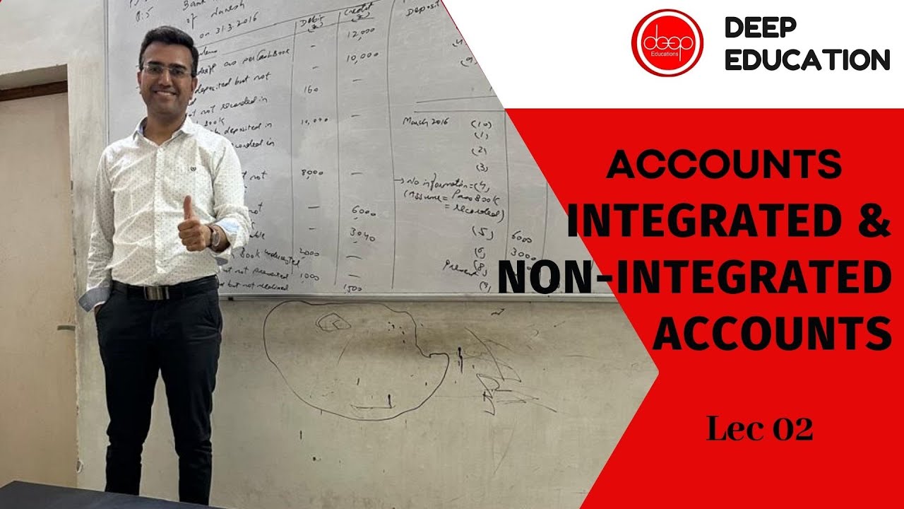 #Lec 02 #Integrated and Non integrated Accounts #Theory Pages #Deep ...