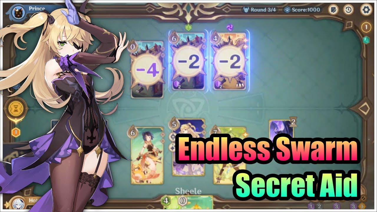 Genius Invokation TCG, Endless Swarm: Secret Aid - Genshin Impact V4.8 - YouTube