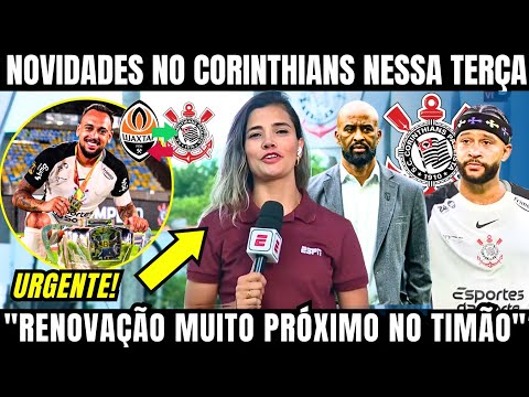 CORINTHIANS PRÓXIMO DE ACERTAR RENOVAÇÃO PRA 2026 E AS ÚLTIMAS INFORMAÇÕES DO TIMÃO NESSA TERÇA