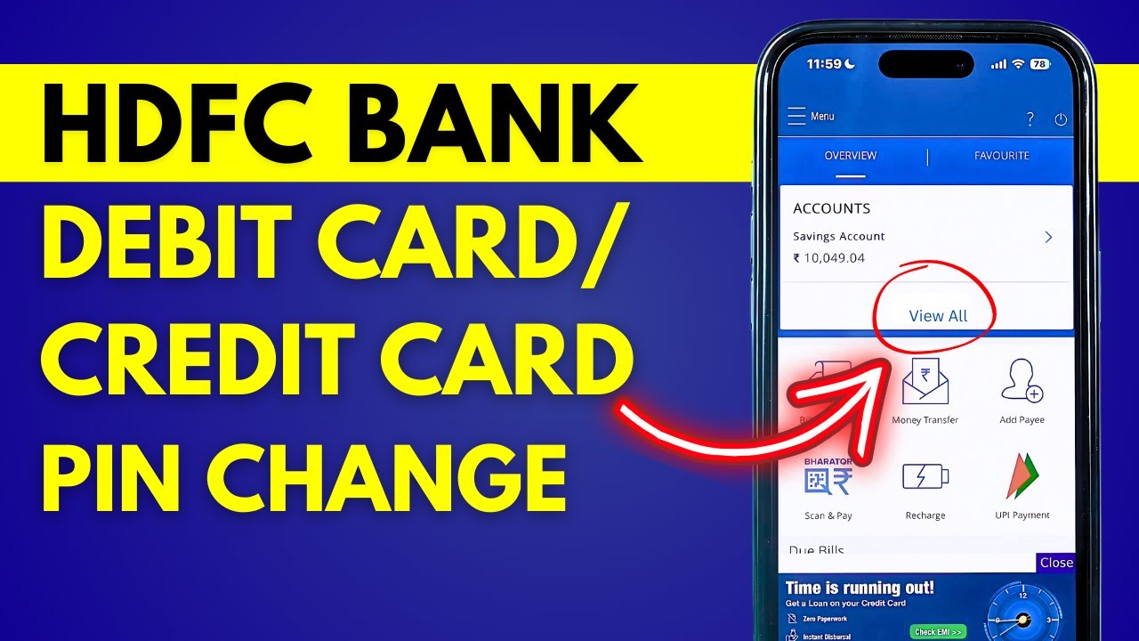 HDFC Bank Card PIN Forgot How To Change HDFC Debit Card Credit Card hdfc-bank-card-pin-forgot-how-to-change-hdfc-debit-card-credit-card