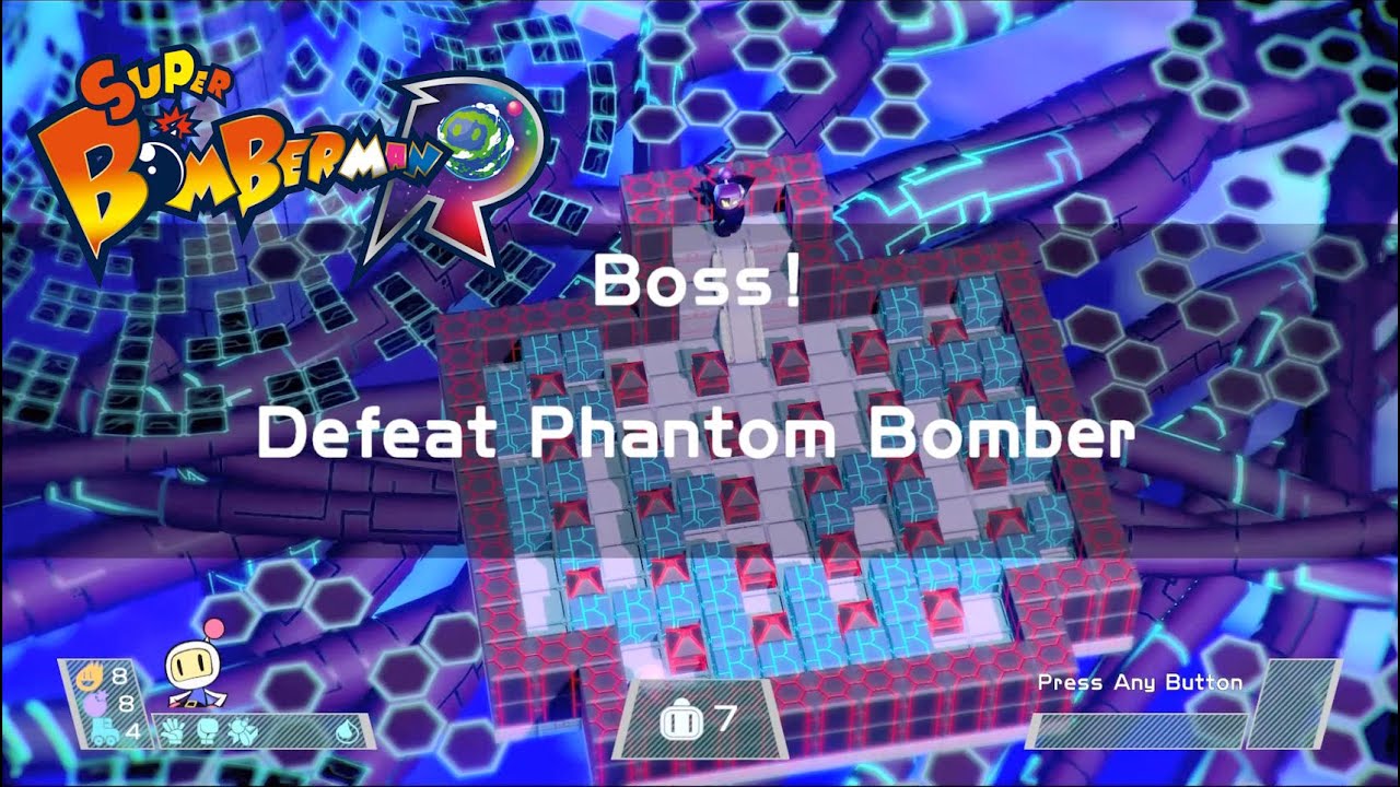 Boss Battle #38 - Phantom Bomber [Super Bomberman R] on Nintendo Switch ...