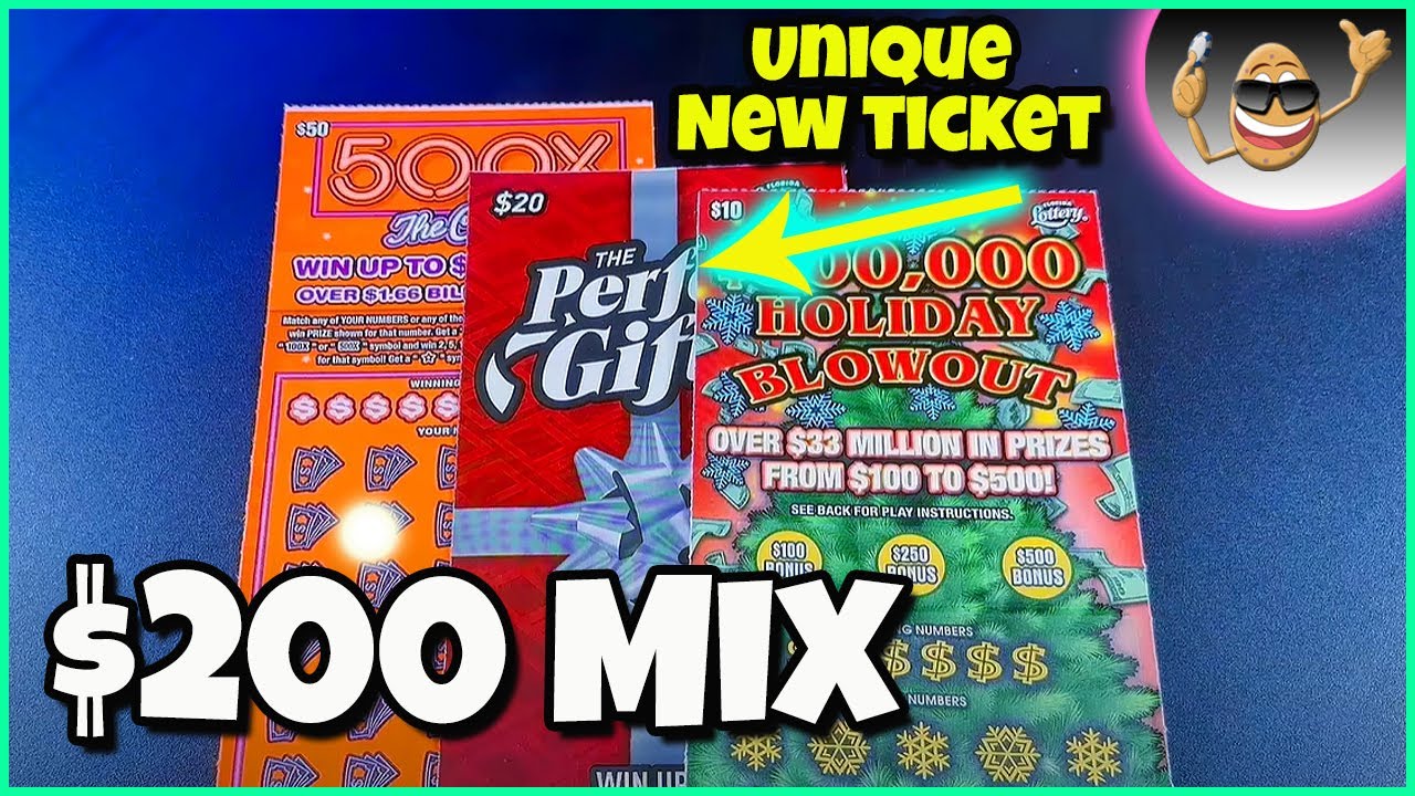 NEW UNIQUE $20 TICKET!! $200 MIX OF FLORIDA SCRATCH OFFS! - YouTube