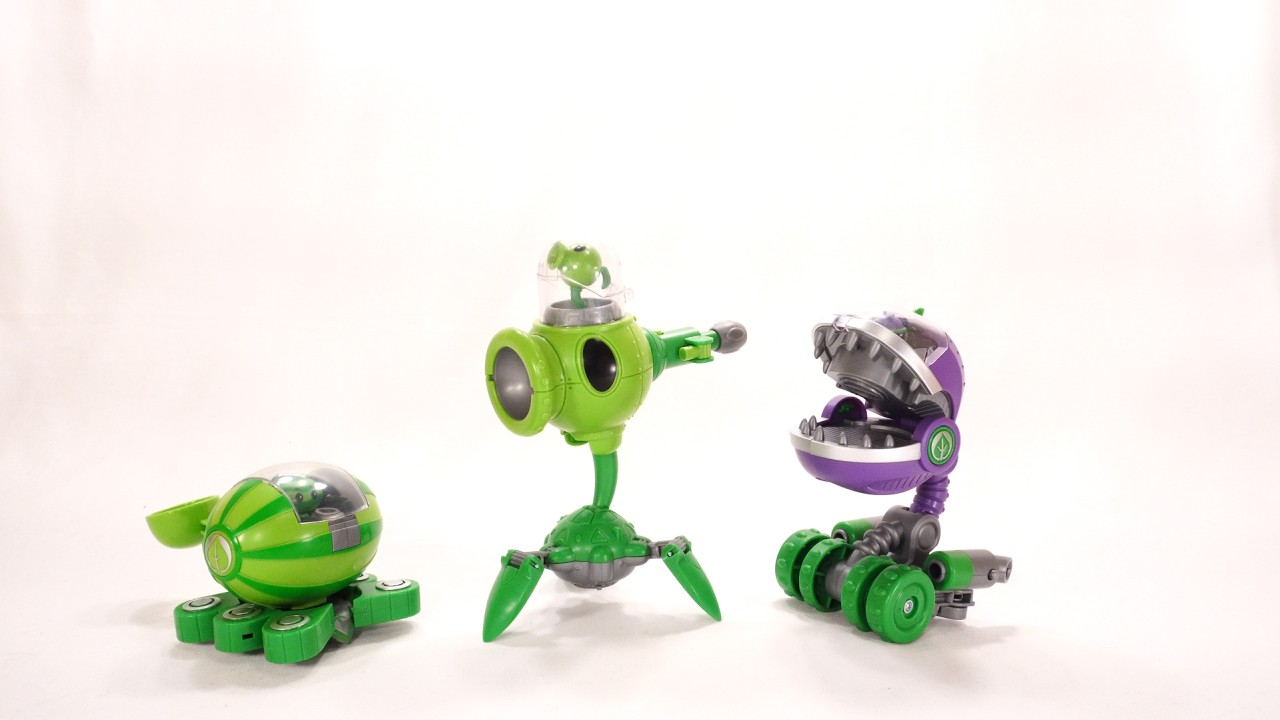 PvZ Transforming Peashooter Mecha Review (4K) - YouTube