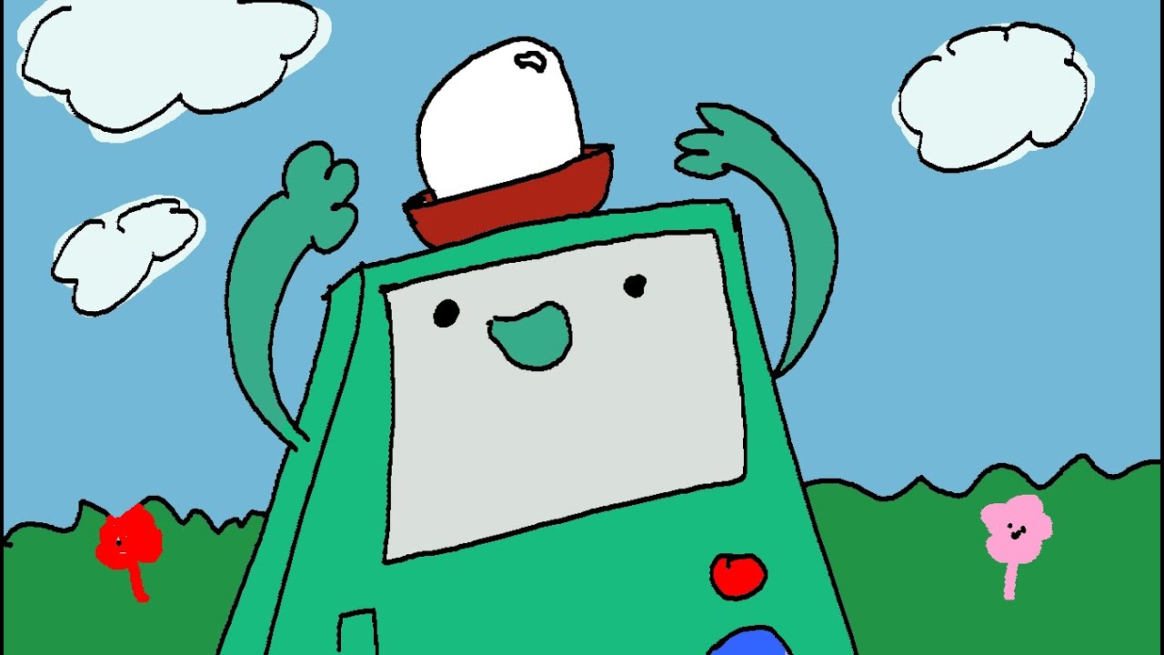 adventure time but i animated it again - YouTube