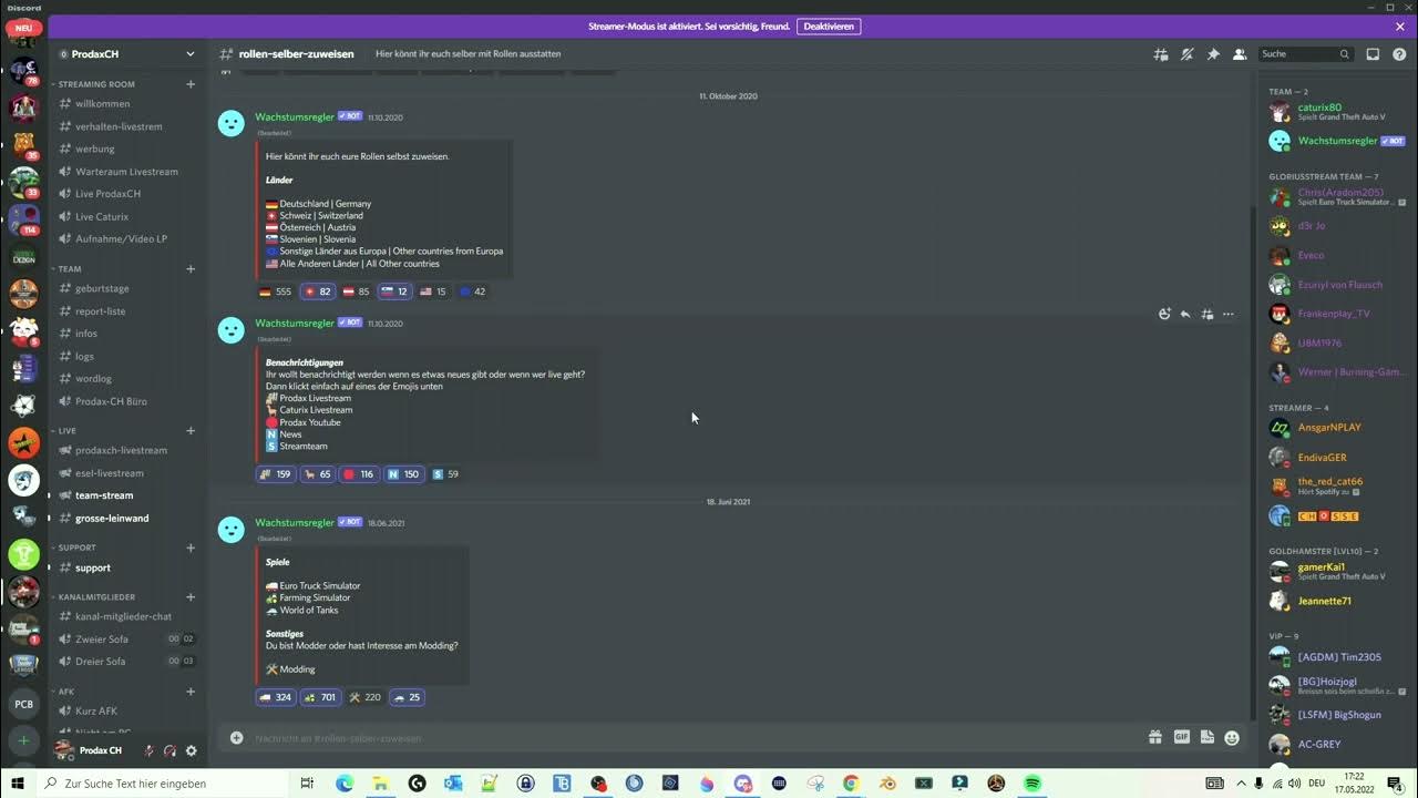 Discord beitretten und rollen zuweisen - YouTube
