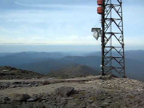 View from Mt Washington Summit on AT - YouTube