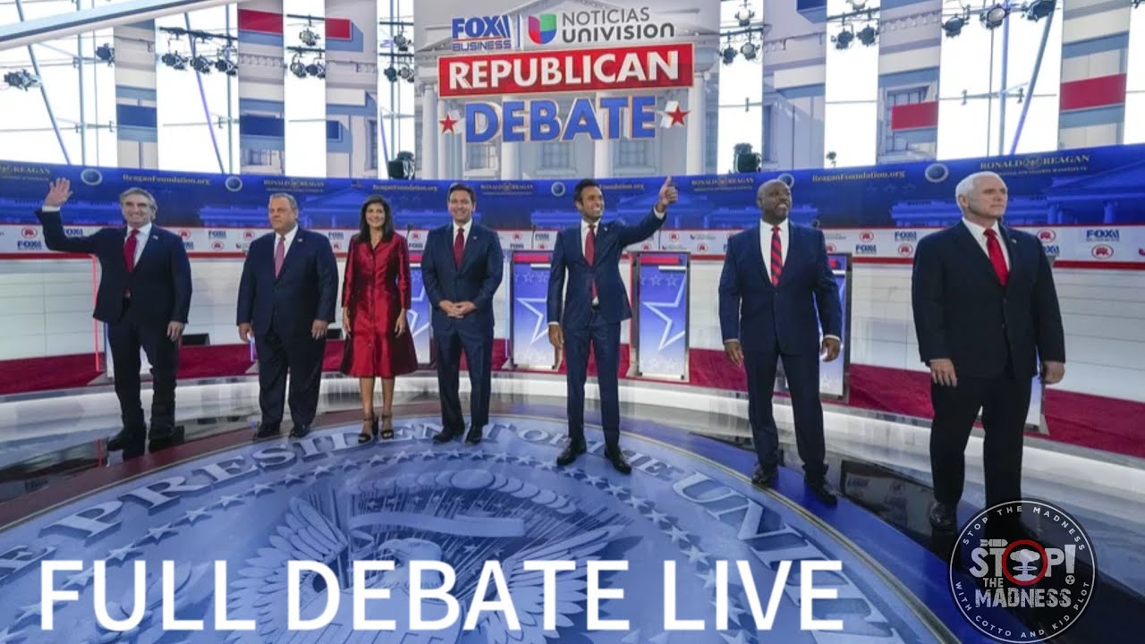 2nd GOP DEBATE LIVE 2024 FULL DEBATE. - YouTube