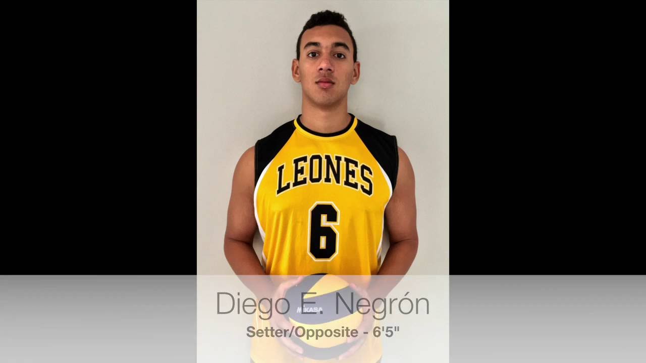 Diego E. Negrón Volleyball Prospect 2017 - YouTube