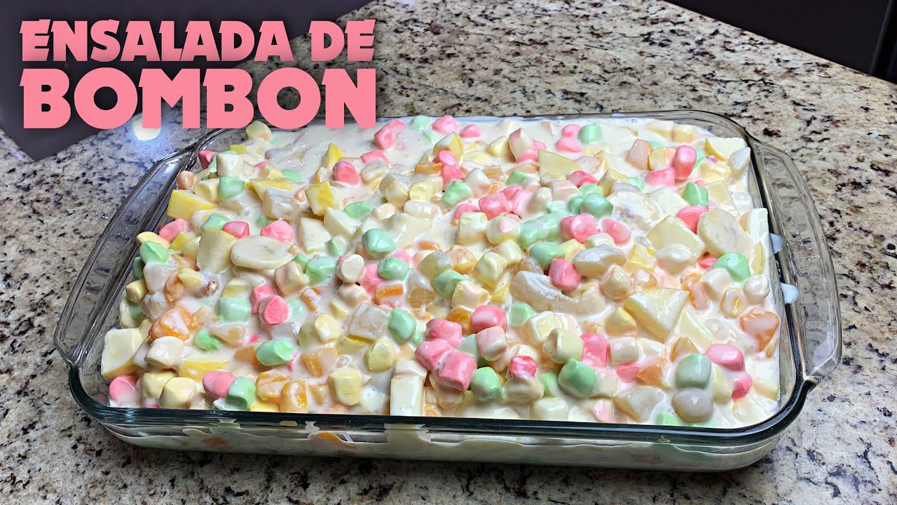 Como Hacer ENSALADA DE BOMBON - YouTube