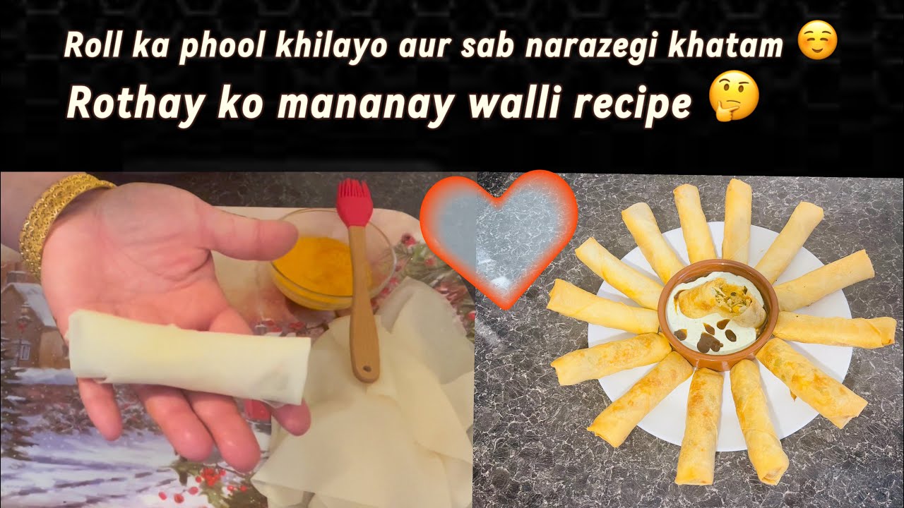 Rothay ko mananay wali recipe🤔roll ka phool bana lo sab narazigi khatam ...