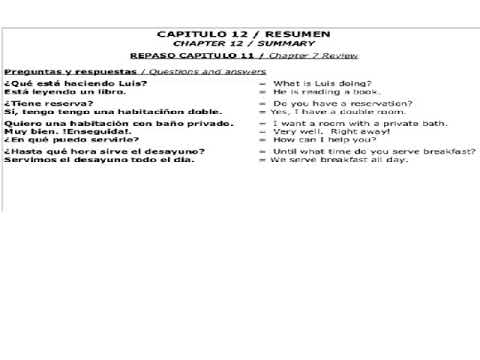 Curso de Español 1, Lección 12 - YouTube