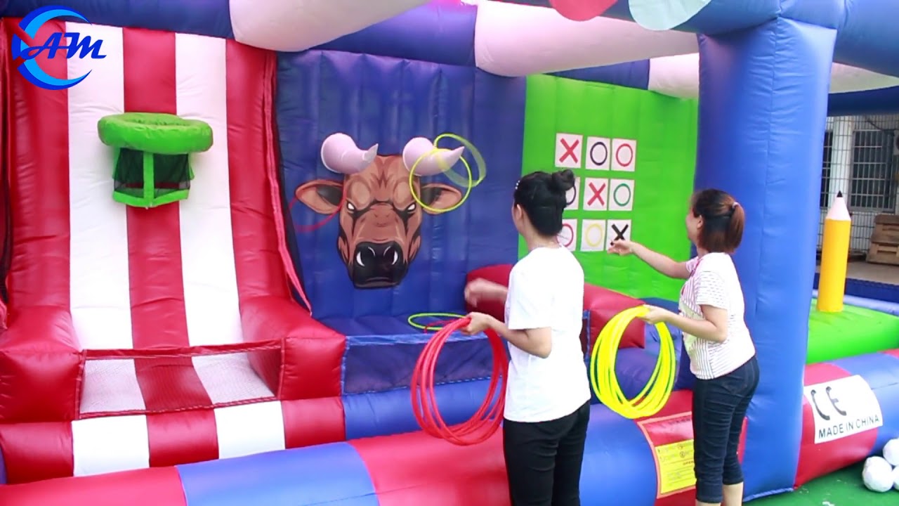 Inflatable Carnival Midway Games Booth - YouTube