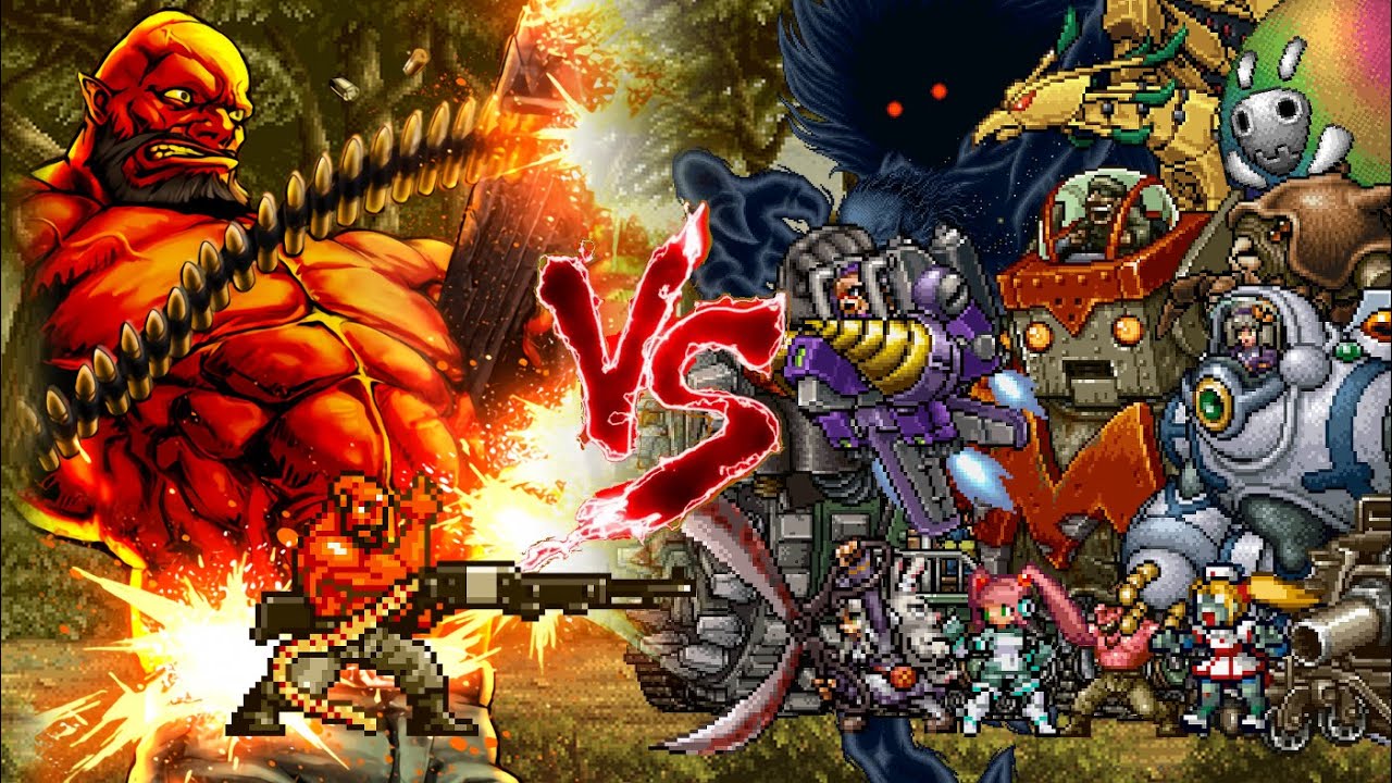 Metal Slug Attack - Super Wrath Allen vs. Top Bosses Unit (MSA) - YouTube