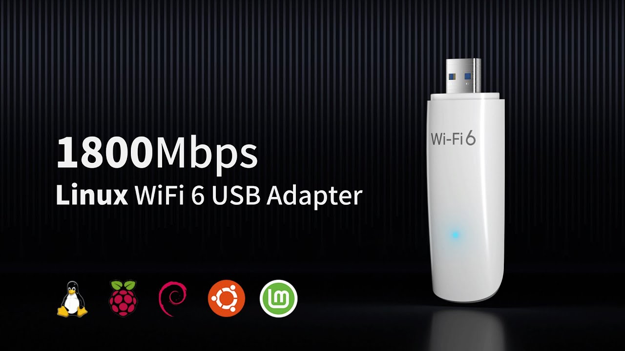 BrosTrend 1800Mbps Linux Compatible WiFi 6 USB Adapter, Bring WiFi 6 to ...