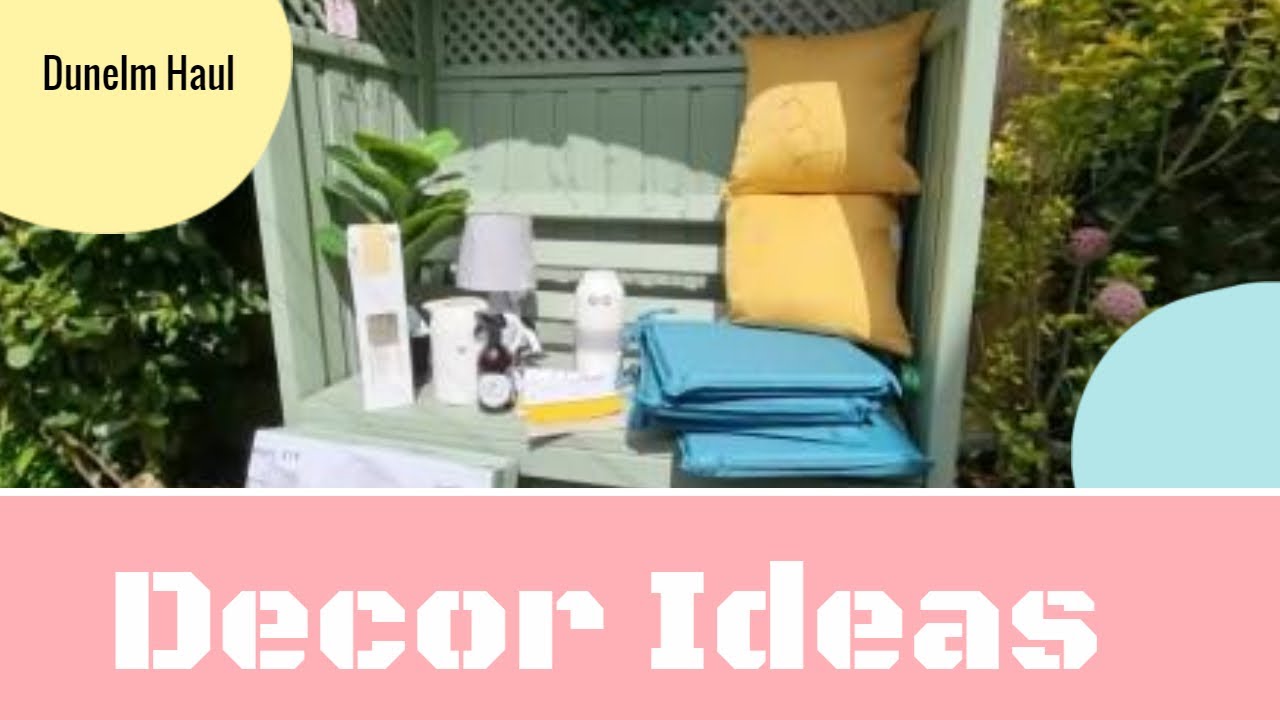 Dunelm Haul and Decor Ideas - YouTube