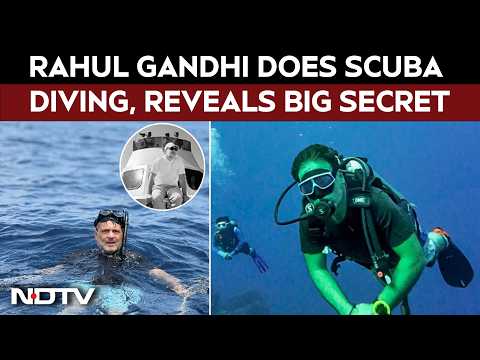 Rahul Gandhi Diving Video | Rahul Gandhi Does Scuba Diving In Nicobar, Reveals This Big Secret