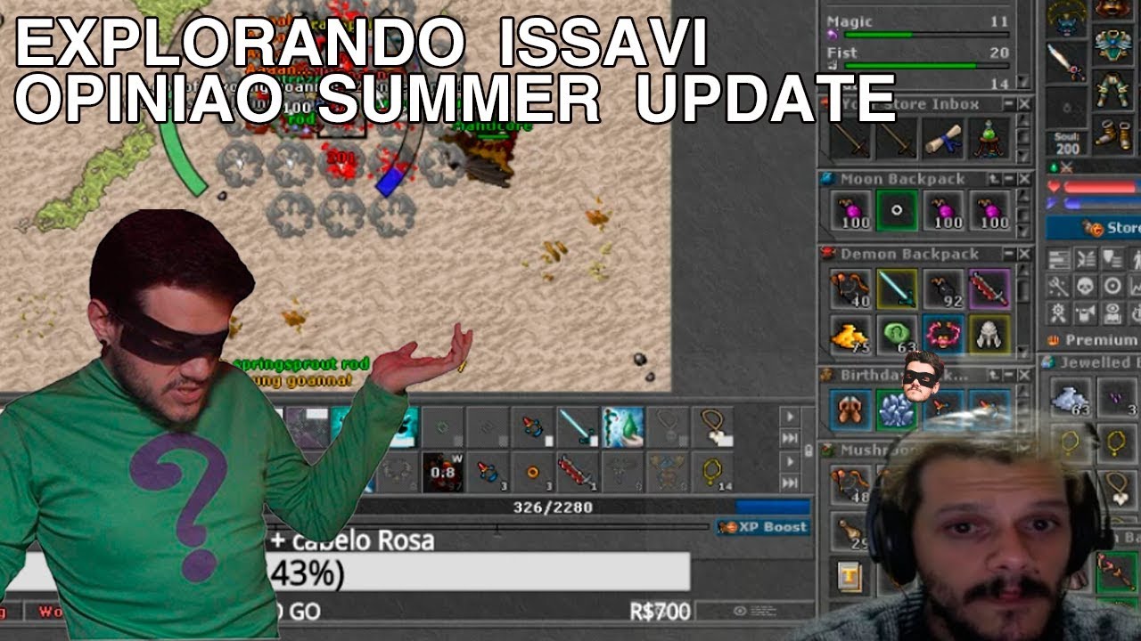 Tibia - Explorando Issavi - SUMMER UPDATE 2019 - MINHA OPINIÃO ATÉ ...