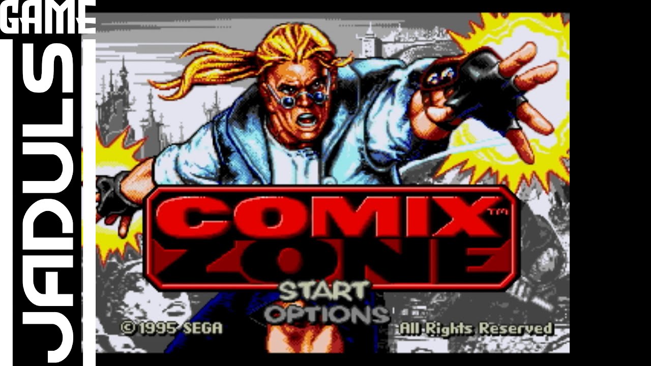 Comix Zone (1995) Sega Genesis Gameplay Walkthrough Episode 1-1[Night ...