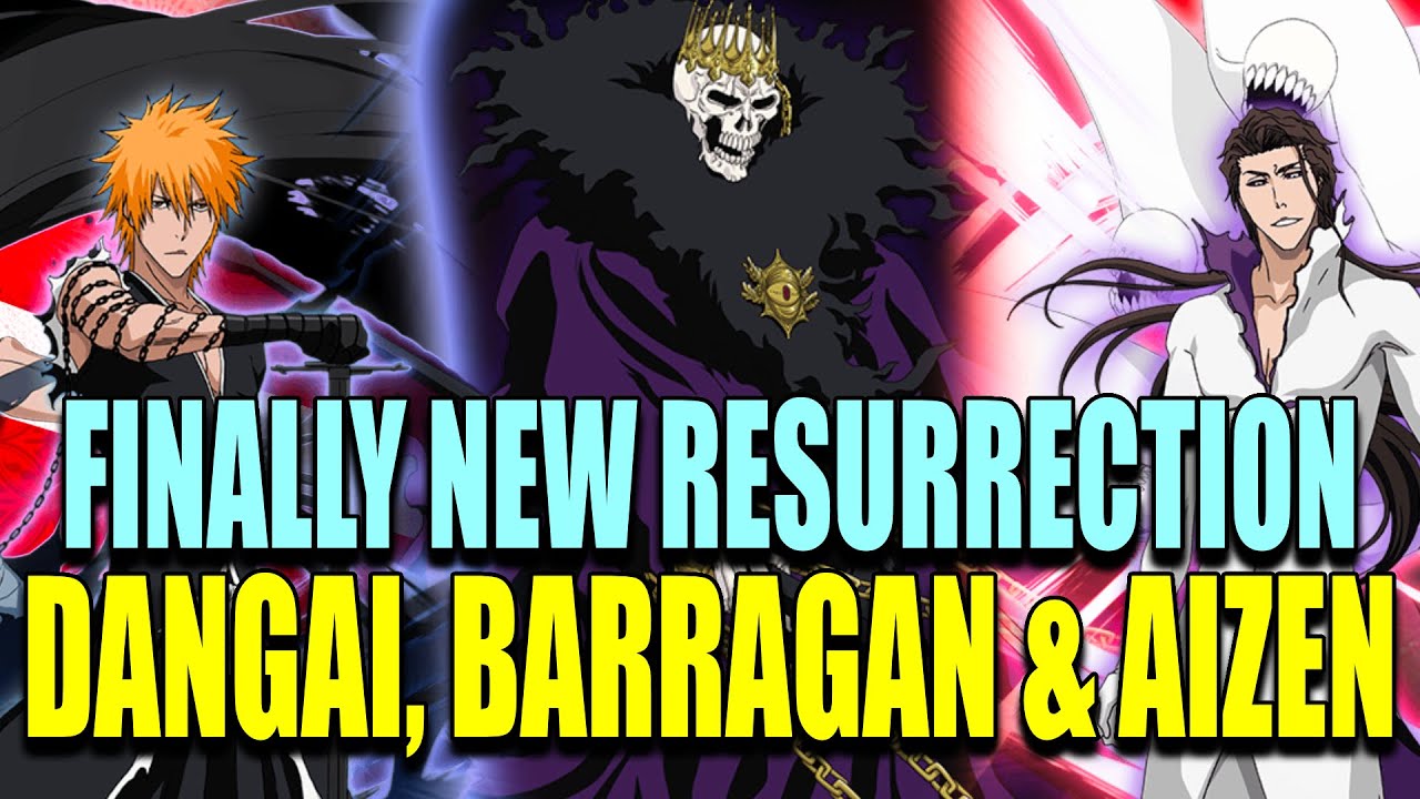 FINALLY DANGAI, AIZEN and BARRAGAN ARE BEING RESSURECTED! Bleach Brave ...