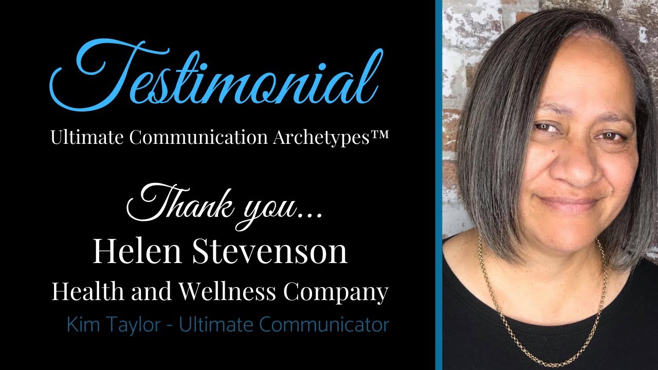 Helen Stevenson testimonial - YouTube