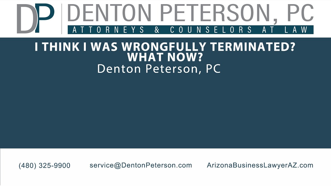 I think I was wrongfully terminated? What now? - YouTube