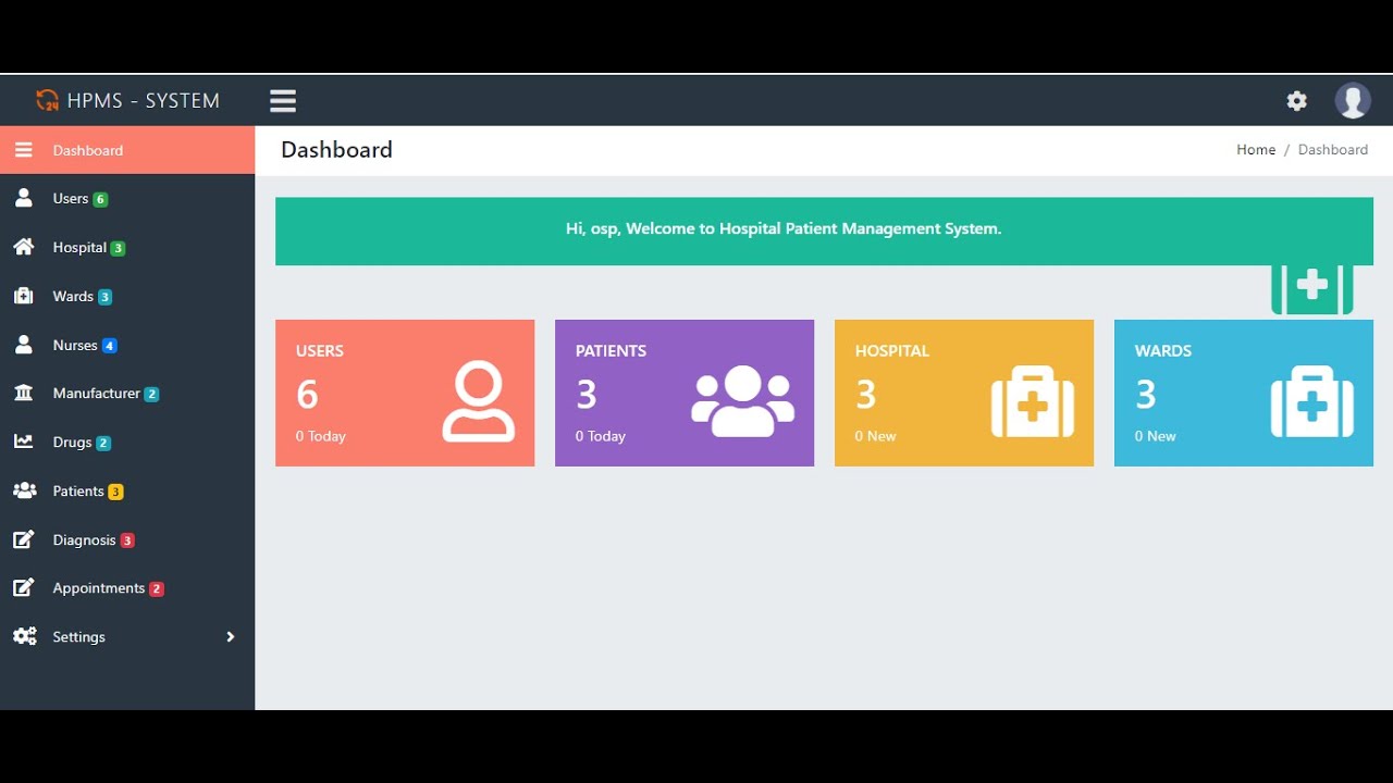 Mini-Hospital Patient Management System - PHP System - YouTube