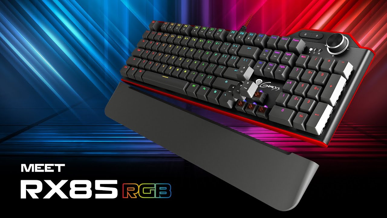 GENESIS RX85 RGB - MECHANICAL KEYBOARD FOR GAMERS - YouTube