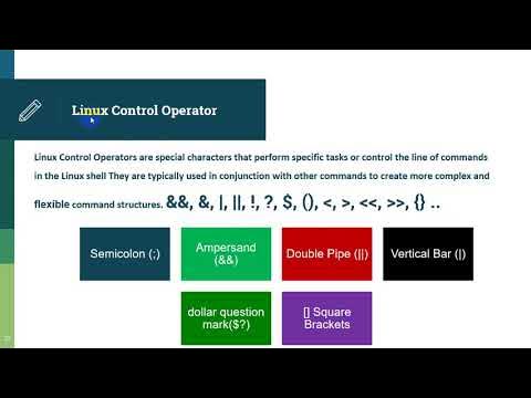 SS25 Basic Command, Control Operator, Semicolon, Ampersand, Double Pipe, Vertical Bar - YouTube