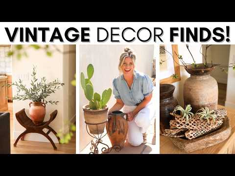 THRIFTING MY HOME DECOR! || THRIFT AND VINTAGE SHOP WITH ME || HOME DECORATING TIPS AND IDEAS