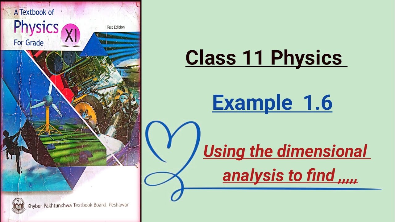 Example 1.6 class 11 physics chapter 1 measurement - YouTube