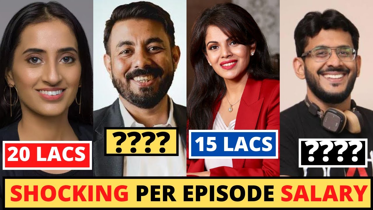 Shocking Per Episode Salary Of Shark Tank India Season 2 Judges - New ...