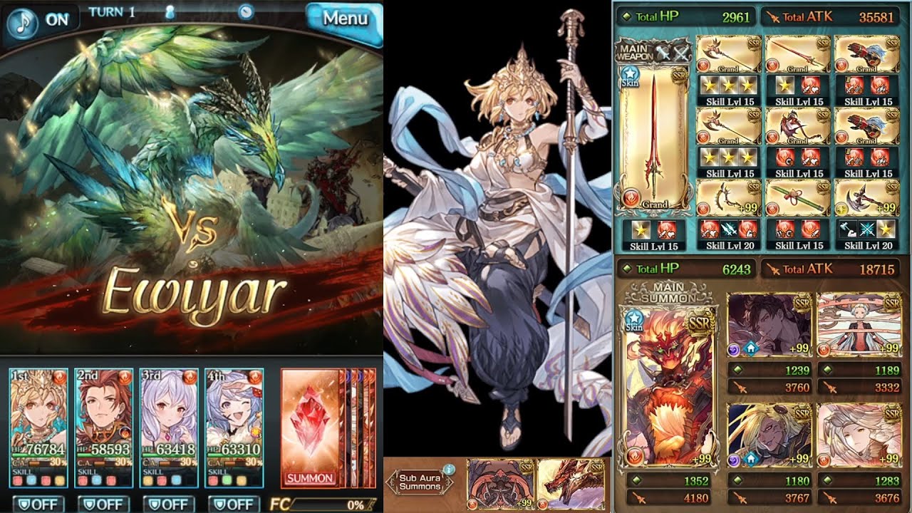 Granblue Fantasy: Yamato Class Test Run (Ewiyar HL) - YouTube