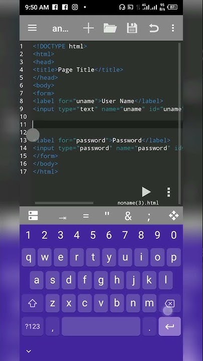 How To Create A Form In Anwriter Using Html Html Coding Html5 Programmer Programming