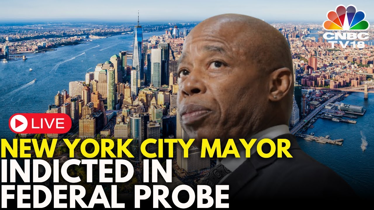 Mayor Eric Adams Charged Live | Eric Adams Indicment On Federal Charges ...