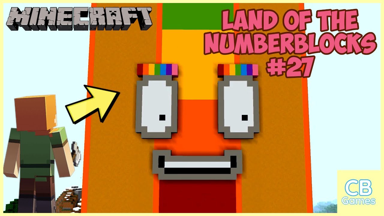 Numberblock 27 | Numberblocks Minecraft - Giant Numberblock 27 - YouTube