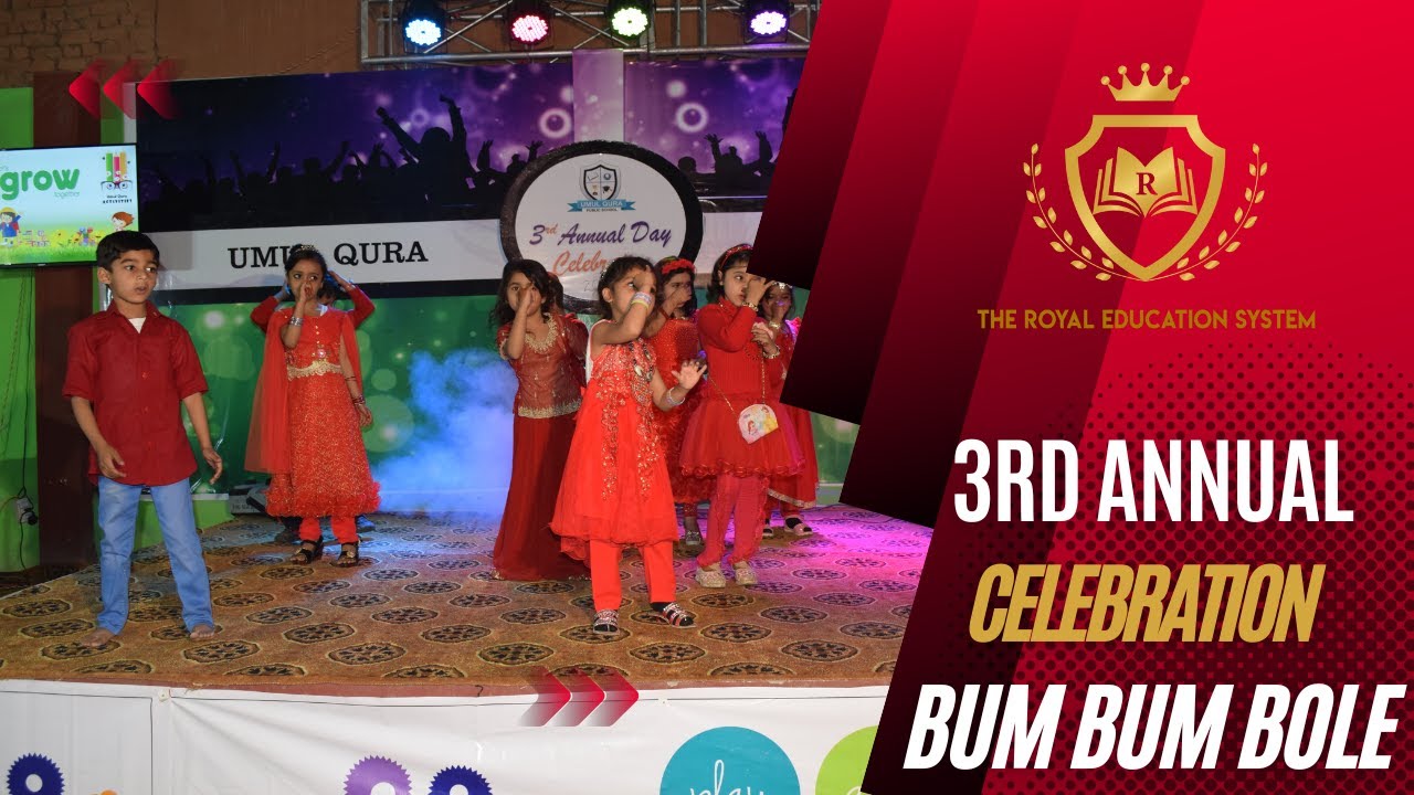 3rd Annual Day ( Bum Bum bole ) - YouTube