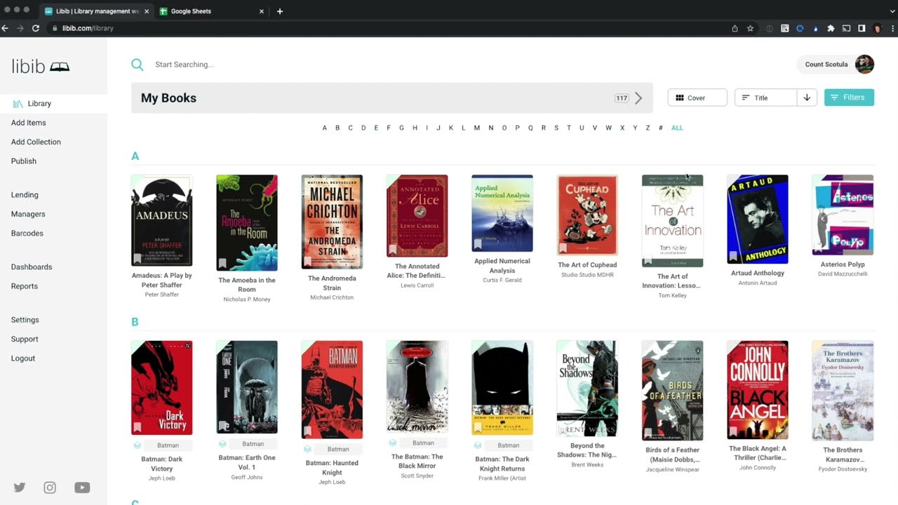 Export Collection and Print (Libib Tutorial) - YouTube