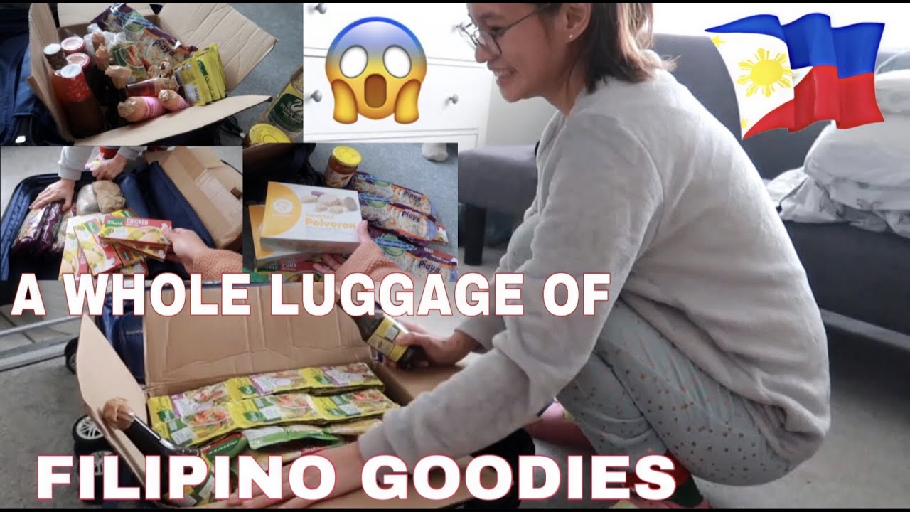 SHE GOT US ALL THESE 😱 | UNBOXING FILIPINO GOODIES 🇵🇭 | WHOLE LUGGAGE ...